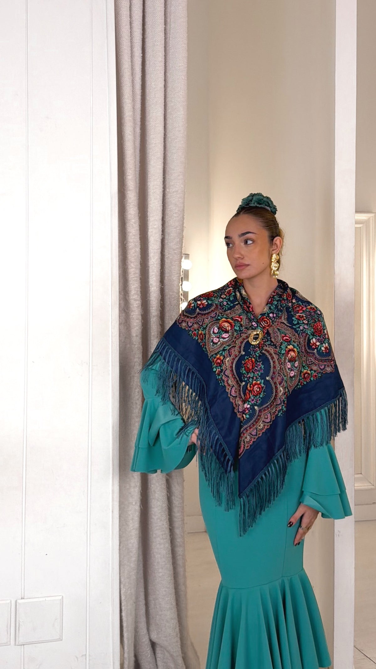 Mantón- azul marino – Ohjuliettestore