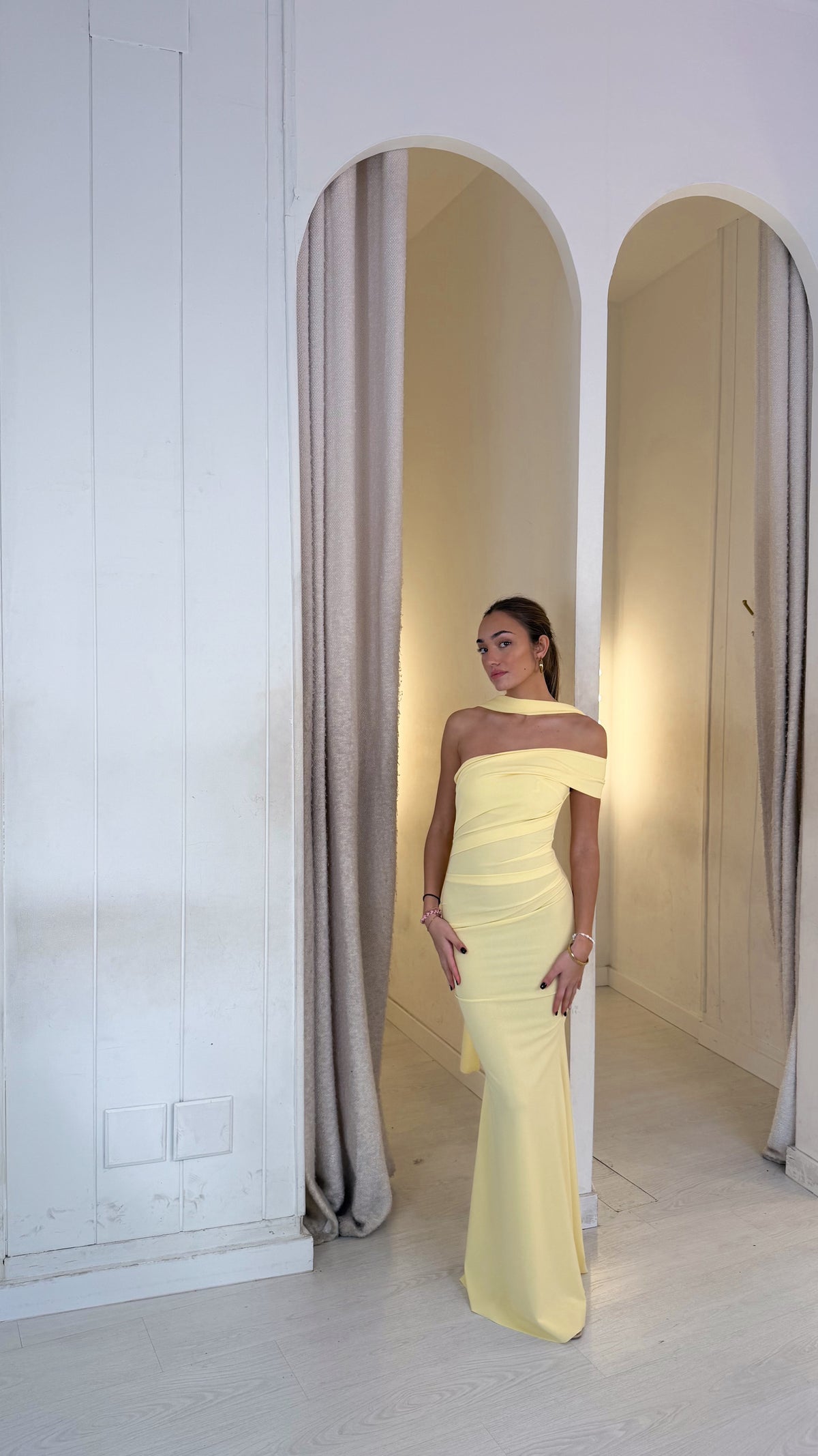 Gala dress - Amarillo pastel – Ohjuliettestore